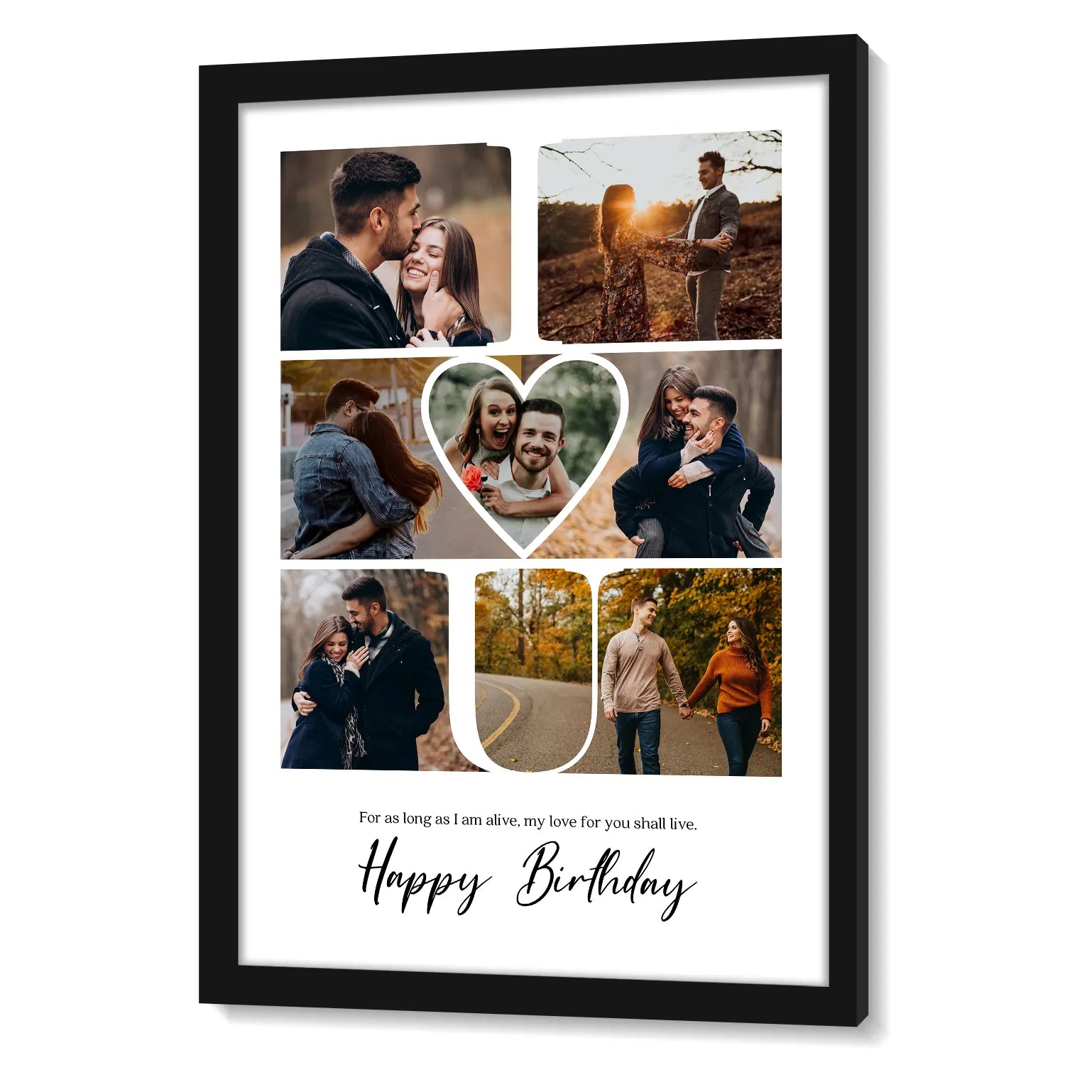 Personalized I ️ You Collage With Message – Ritwikas