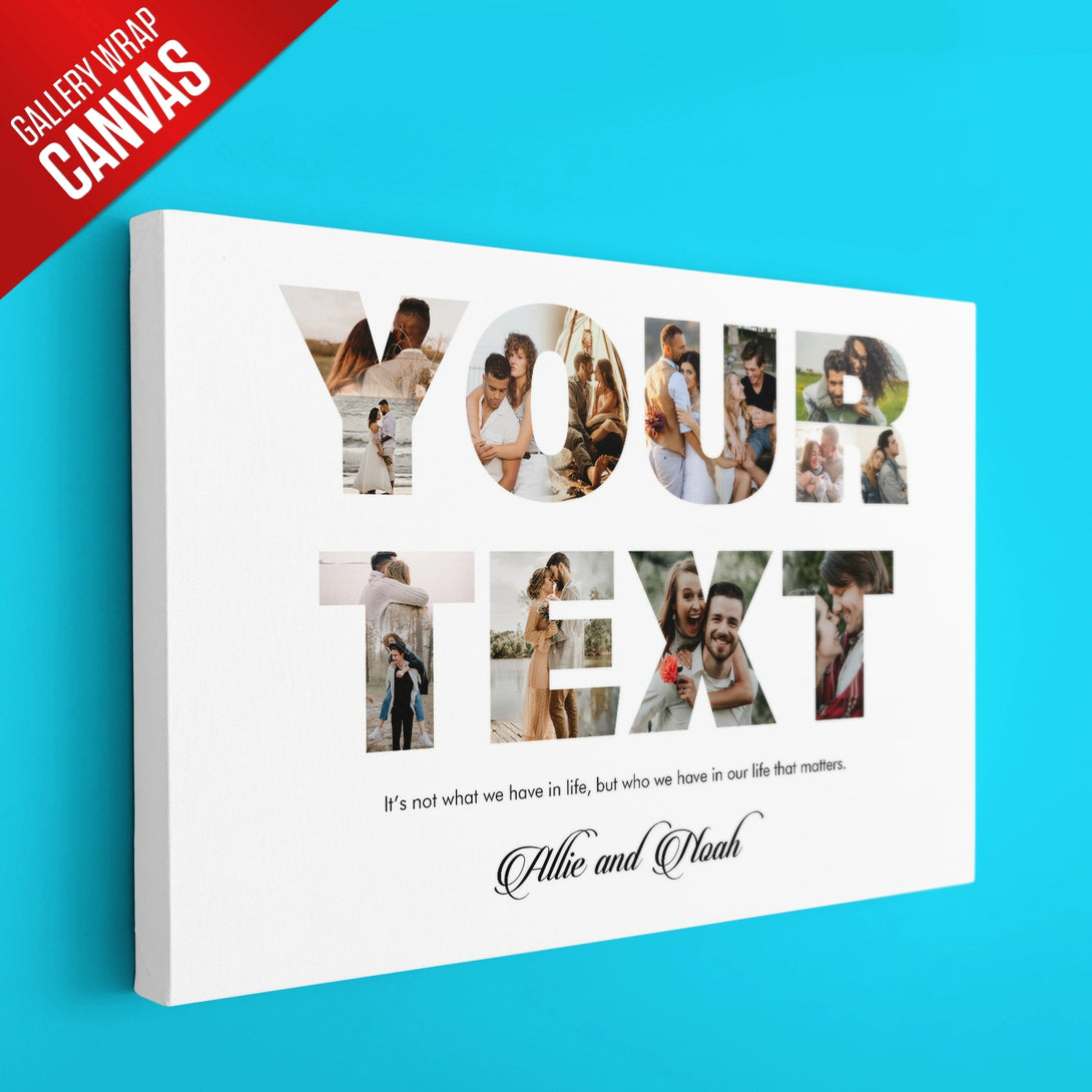 Personalized Name Text Collage With Message – Ritwikas