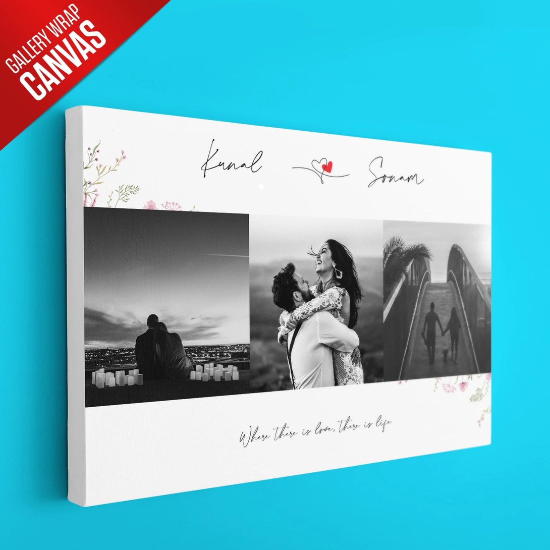 Personalized Picture Collage With Name & Message – Ritwikas