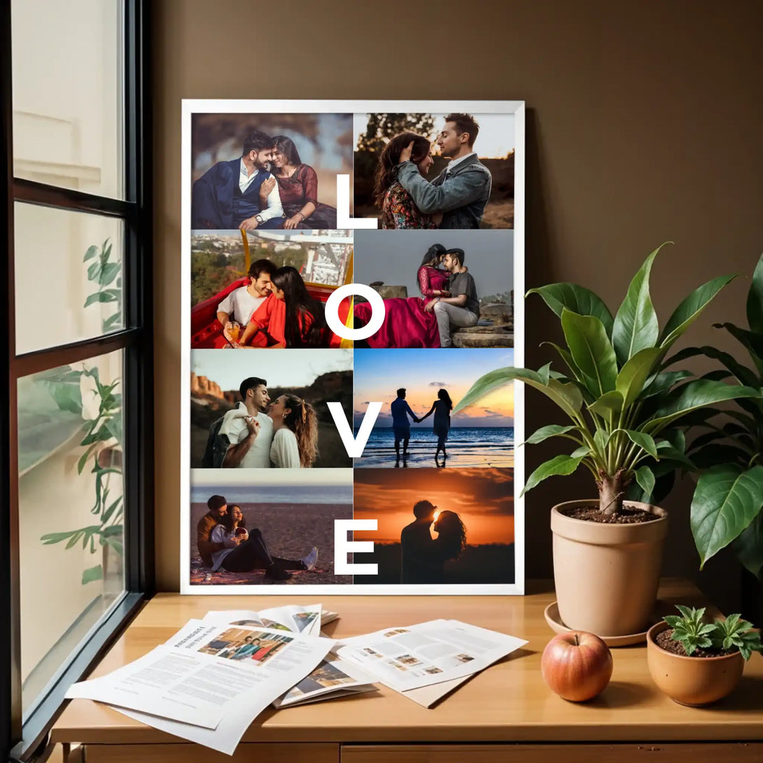 Couple 8 Photos Collage - Personalized Keepsake – Ritwikas