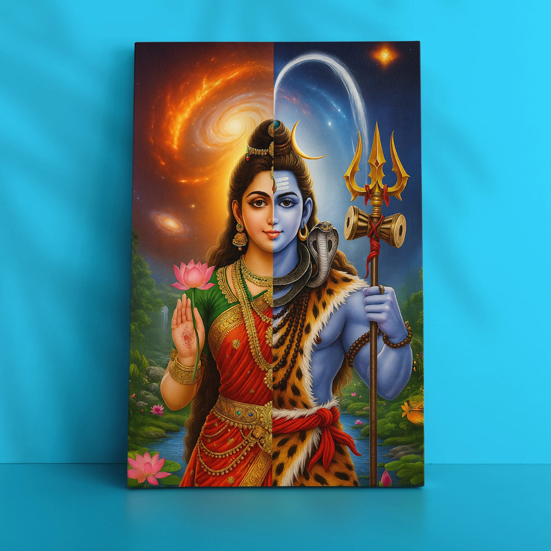 Eternal Balance: Shiva & Shakti Art – Ritwikas
