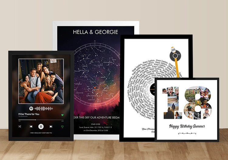 Personalized Digital Prints With Frame | Paper & Canvas | Custom Gifts ...