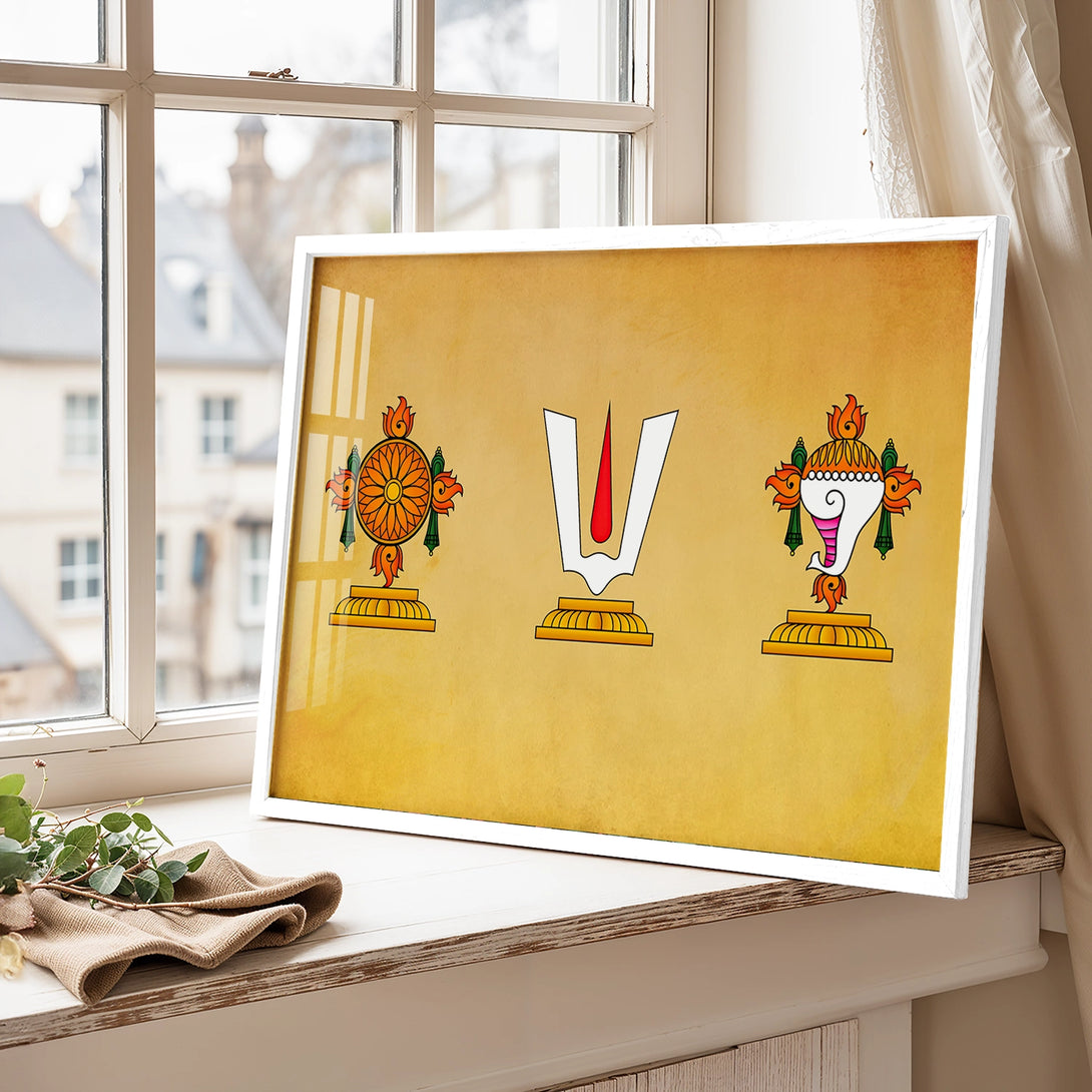 Tirupati Balaji Sacred Symbol Artwork – Ritwikas